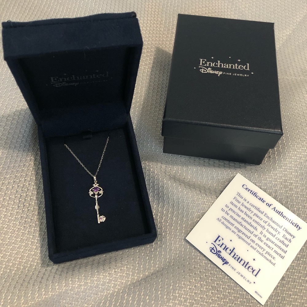 Enchanted Disney Ariel Inspired Shell Key Pendant Nec… - Gem